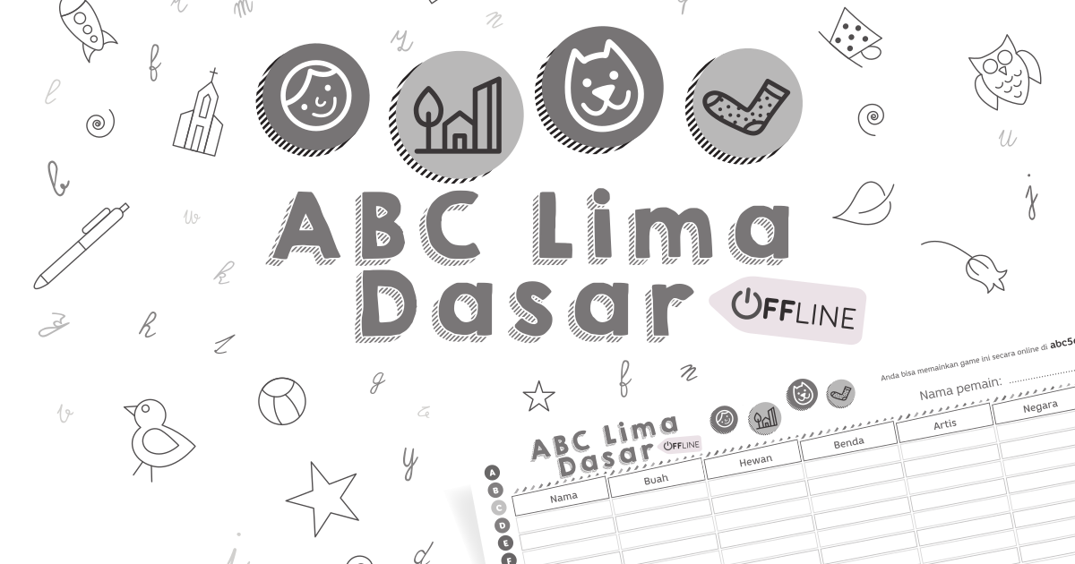 ABC Lima Dasar - Permainan online